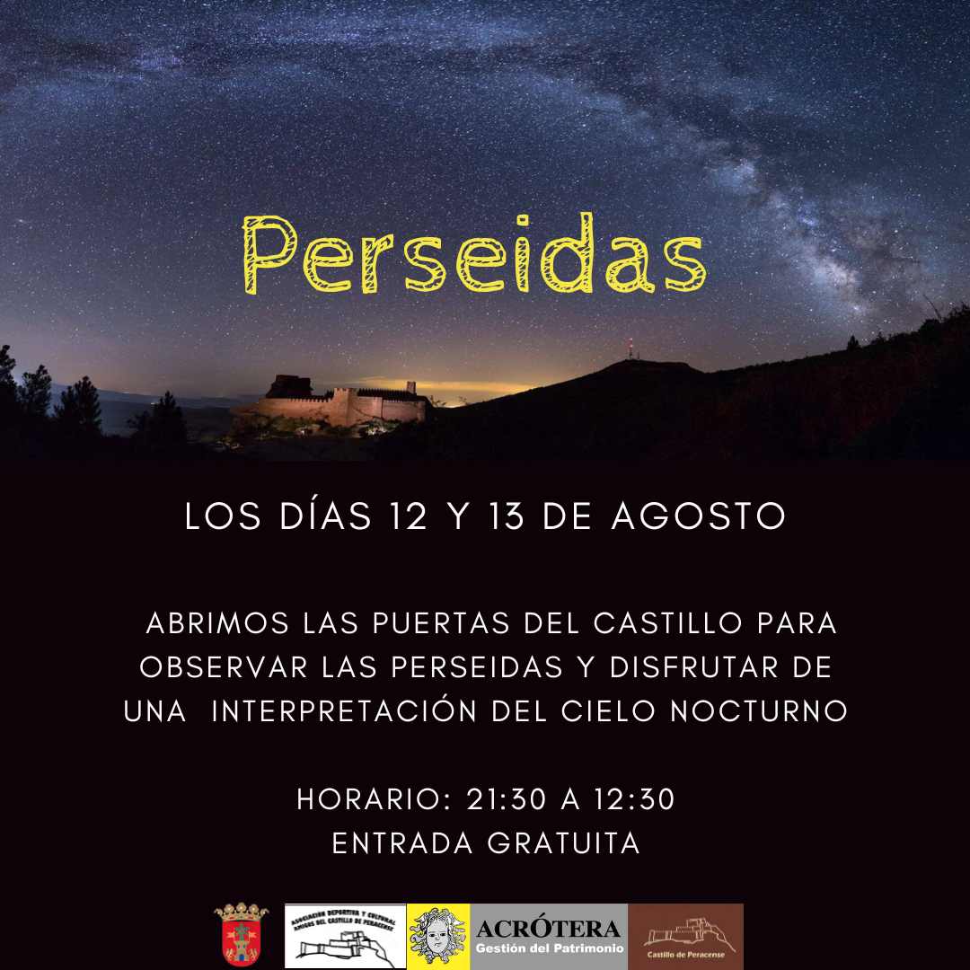 Perseidas - Castillo de Peracense